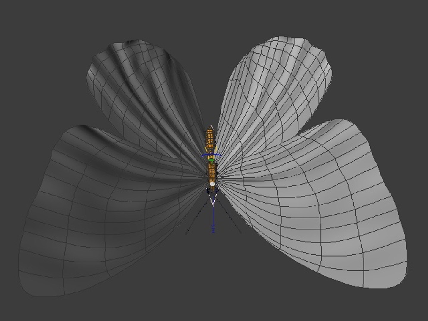 C4d 11 Butterfly Rigged