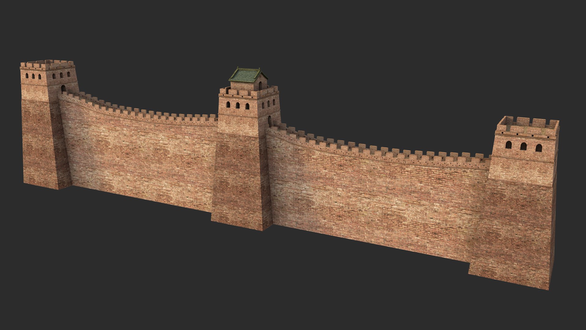 3D Great Wall Of China Model - TurboSquid 2417010