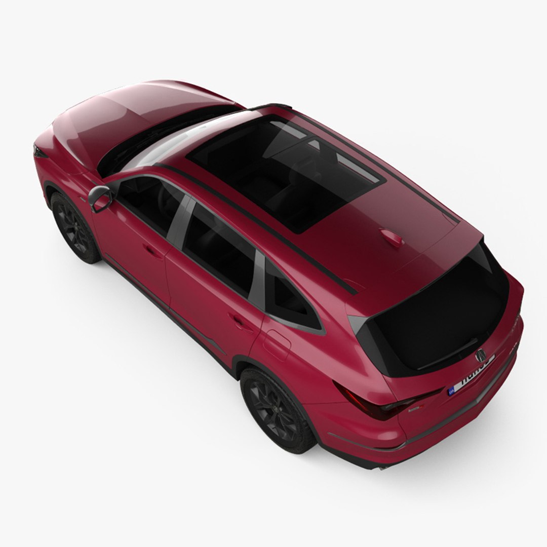 Acura Mdx A-spec 3D Model - TurboSquid 1708889