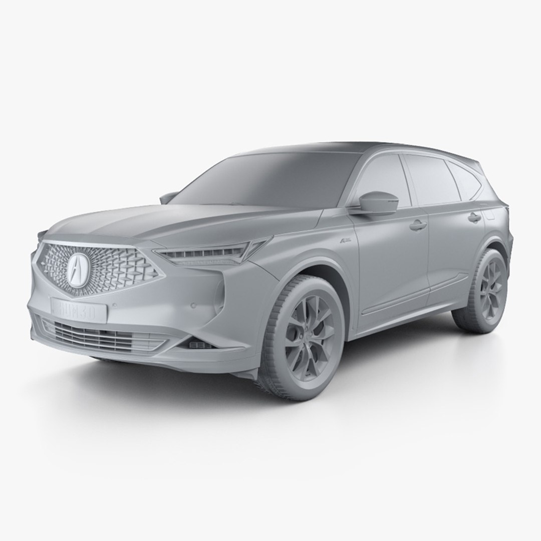 Acura Mdx A-spec 3D Model - TurboSquid 1708889