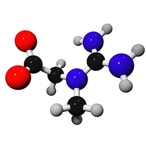 3d max creatine molecule structure