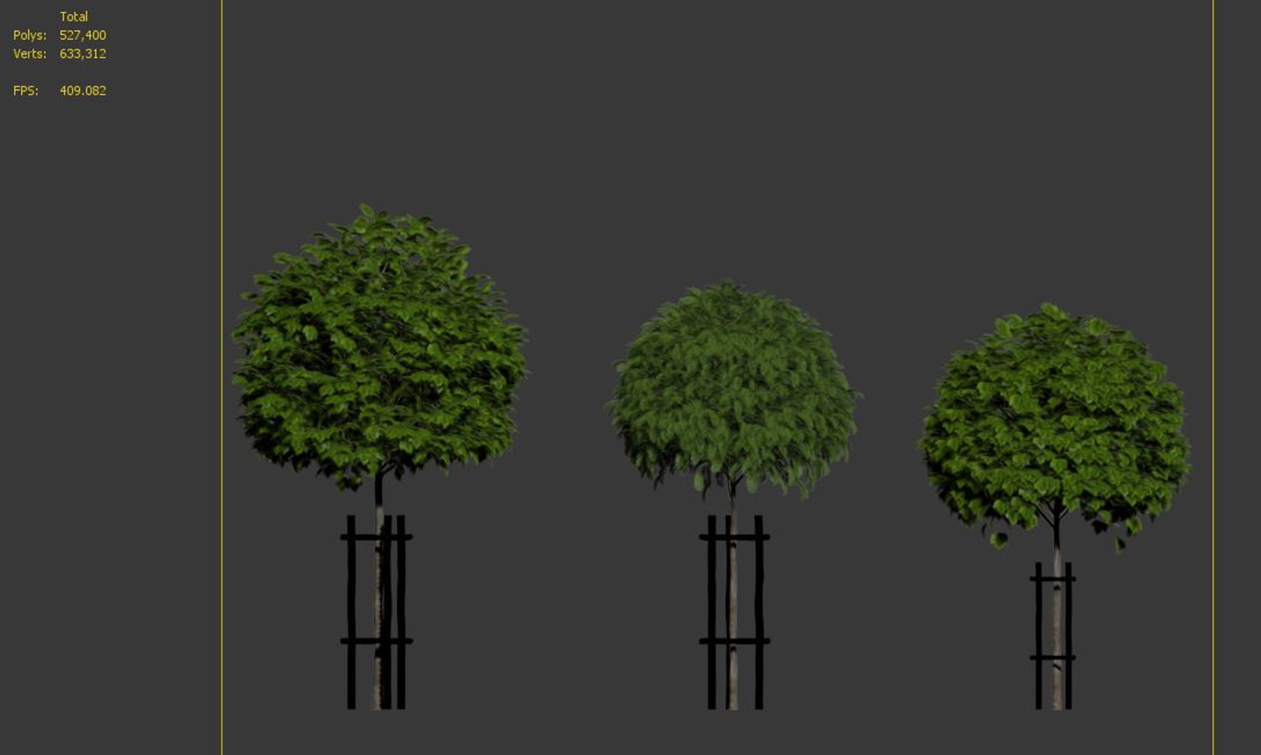 Tree With Wooden Guard 3D Model - TurboSquid 1944787