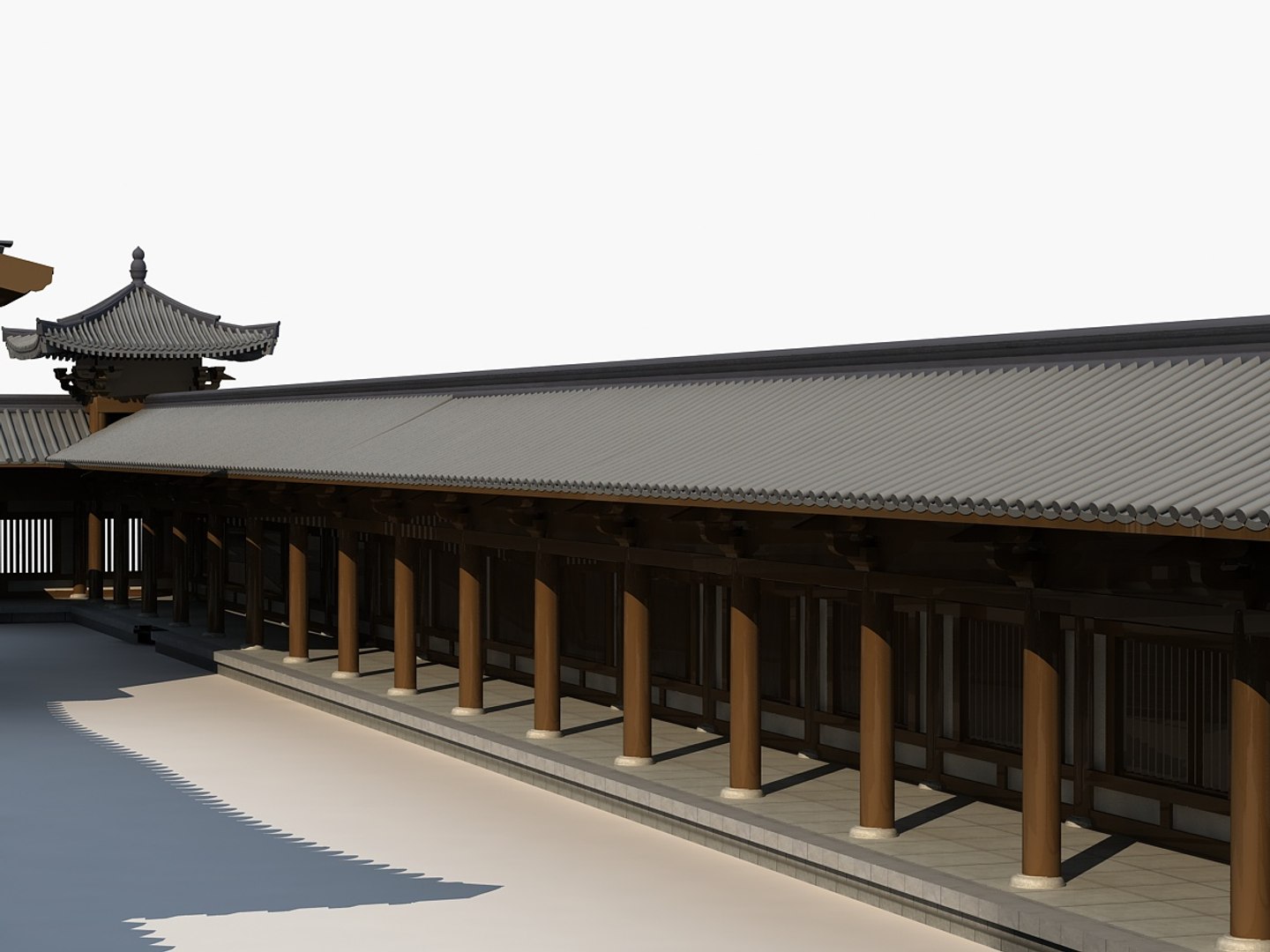3D Chinese Temple 4 Model - TurboSquid 2057437