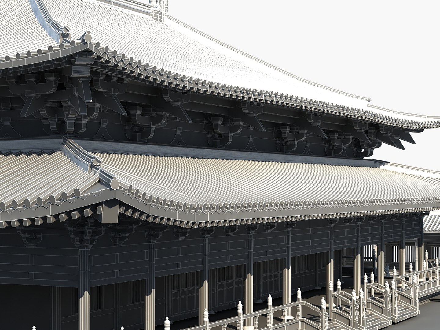 3D Chinese Temple 4 Model - TurboSquid 2057437