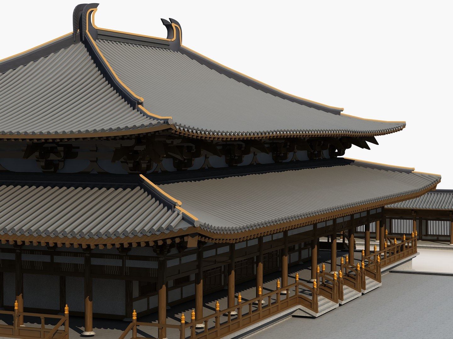 3D Chinese Temple 4 Model - TurboSquid 2057437
