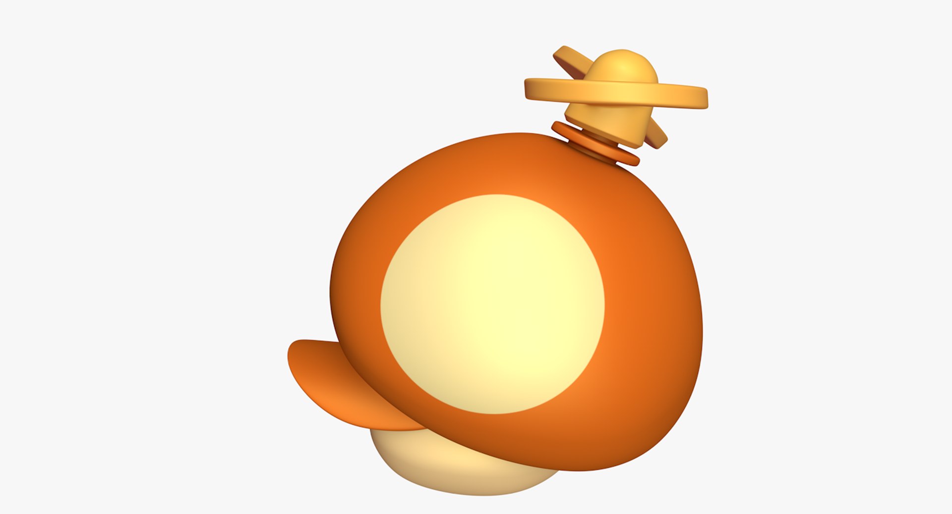 Propeller Mushroom Toad Super Mario 3D Model - TurboSquid 1371278