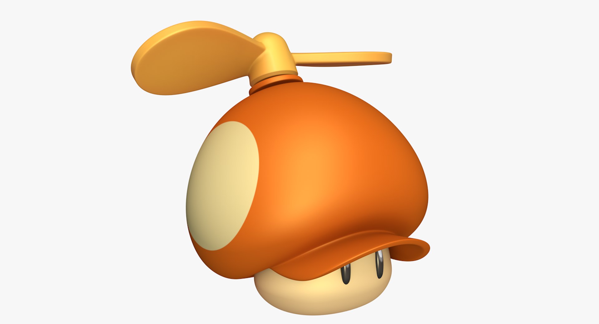 Propeller Mushroom Toad Super Mario 3D Model - TurboSquid 1371278