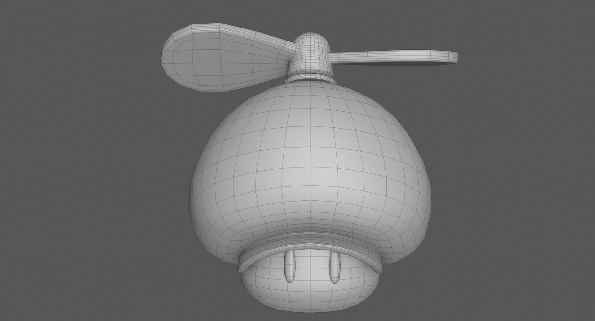 Propeller Mushroom Toad Super Mario 3D Model - TurboSquid 1371278