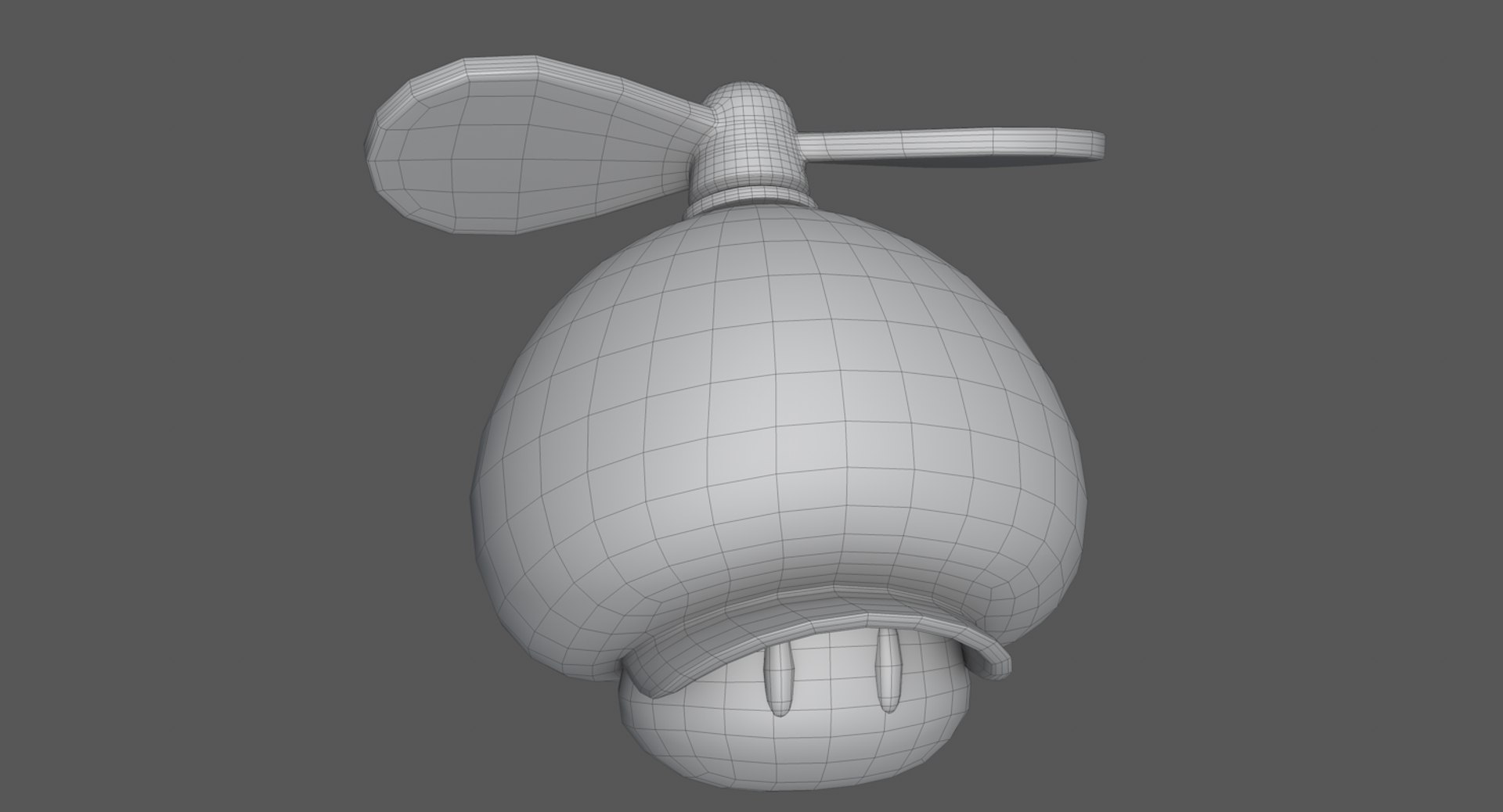 Propeller Mushroom Toad Super Mario 3D Model - TurboSquid 1371278