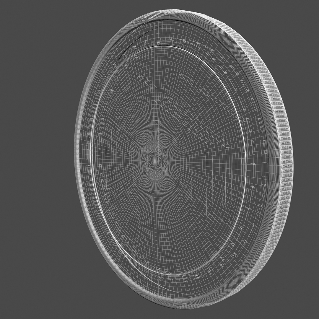 Bee Token Cryptocurrency Gold Coin model - TurboSquid 1782971