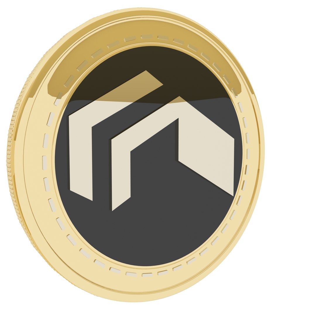 Bee Token Cryptocurrency Gold Coin model - TurboSquid 1782971