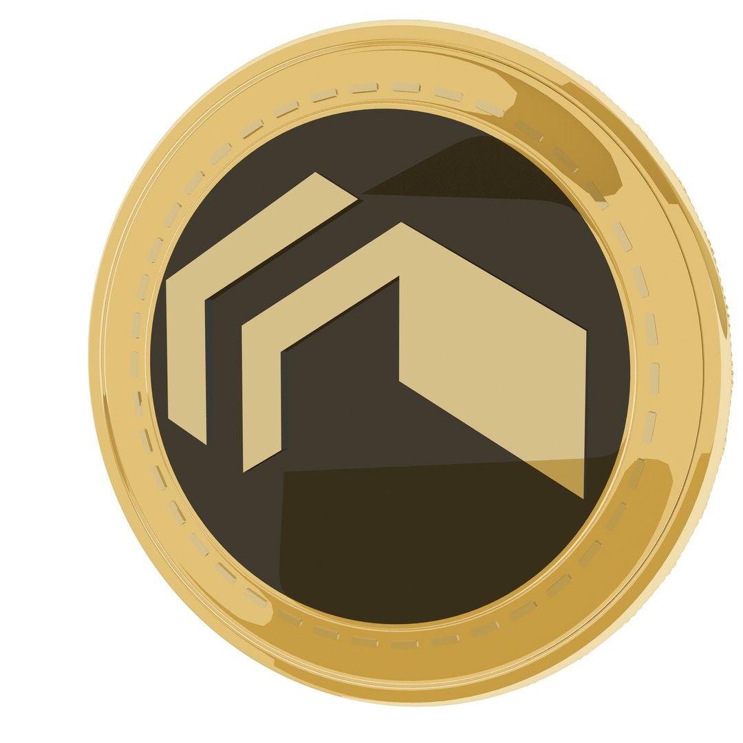 Bee Token Cryptocurrency Gold Coin model - TurboSquid 1782971