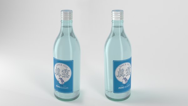 modelo 3d Botella de soju Jinro: modelo 3D de alta calidad - TurboSquid ...