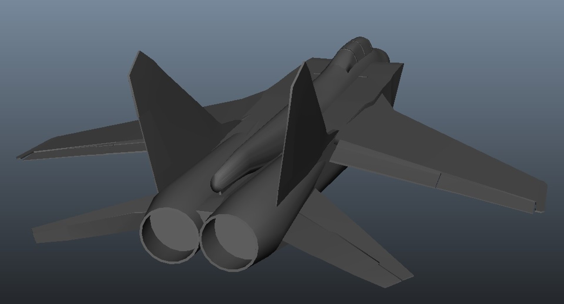 3d mig 31 fighter