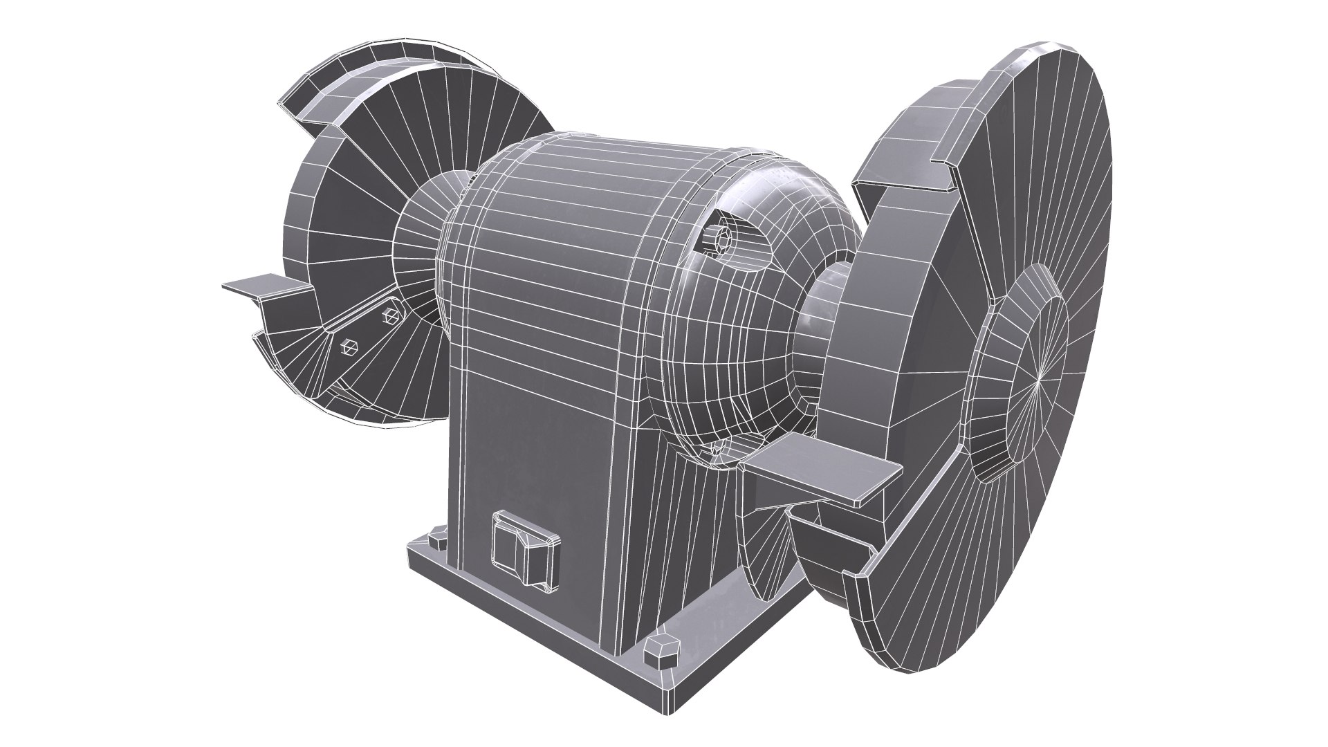 Bench Grinder L1 Low Poly 3D Model - TurboSquid 2391150