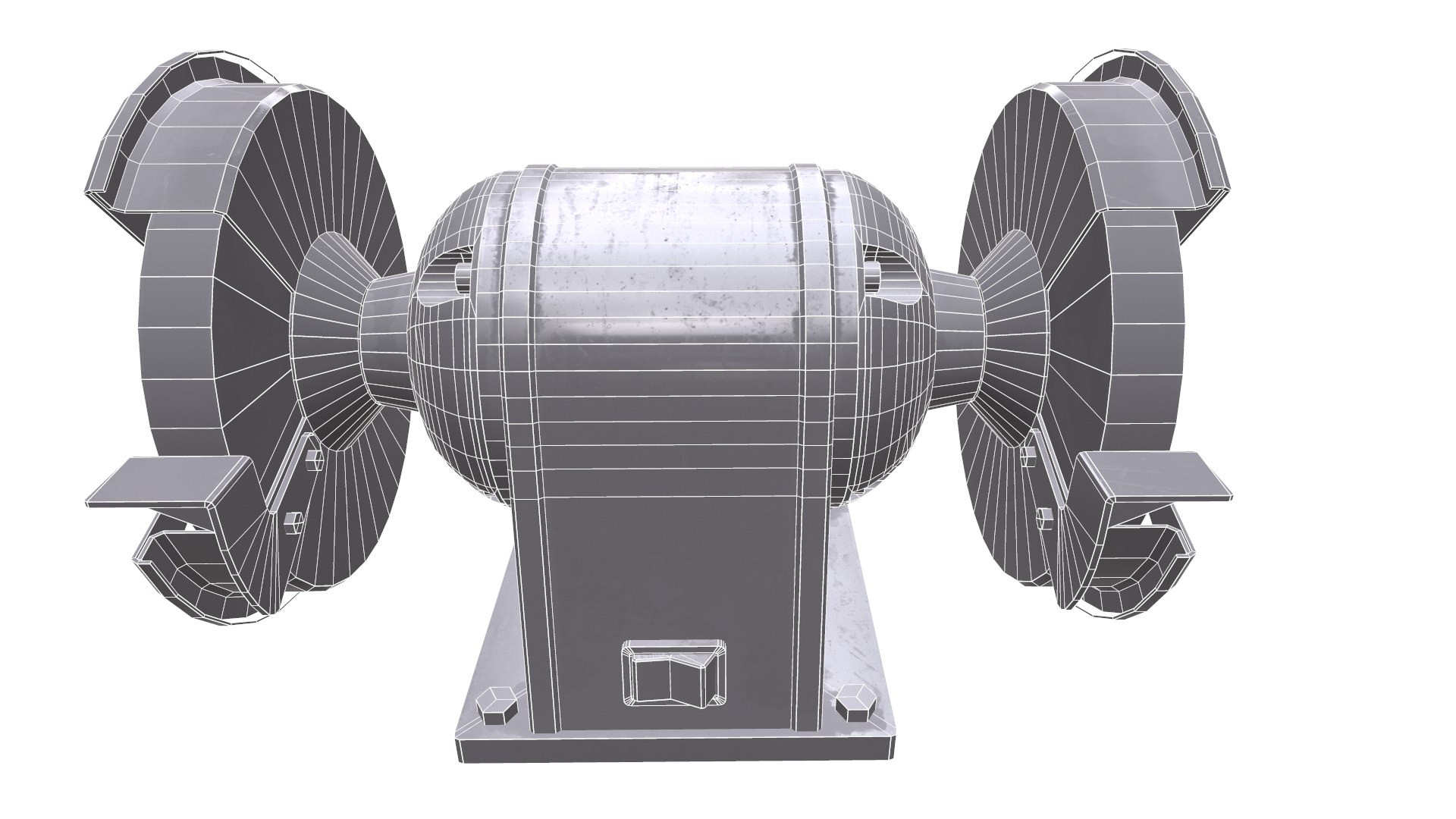 Bench Grinder L1 Low Poly 3D Model - TurboSquid 2391150