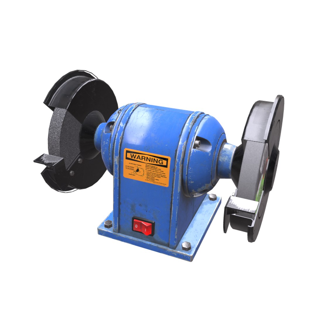 Bench Grinder L1 Low Poly 3D Model - TurboSquid 2391150