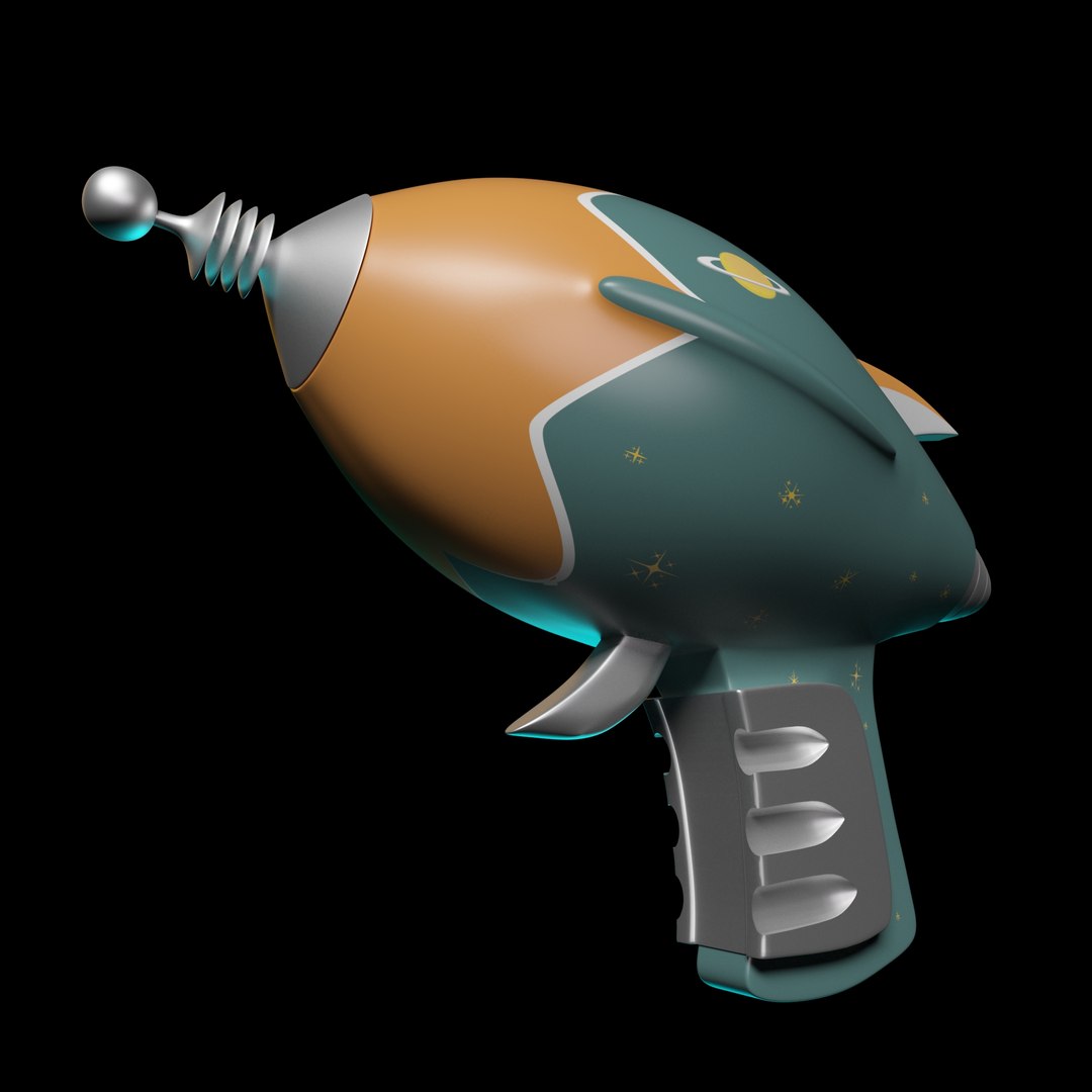 Space Gun 3D Model - TurboSquid 2032754