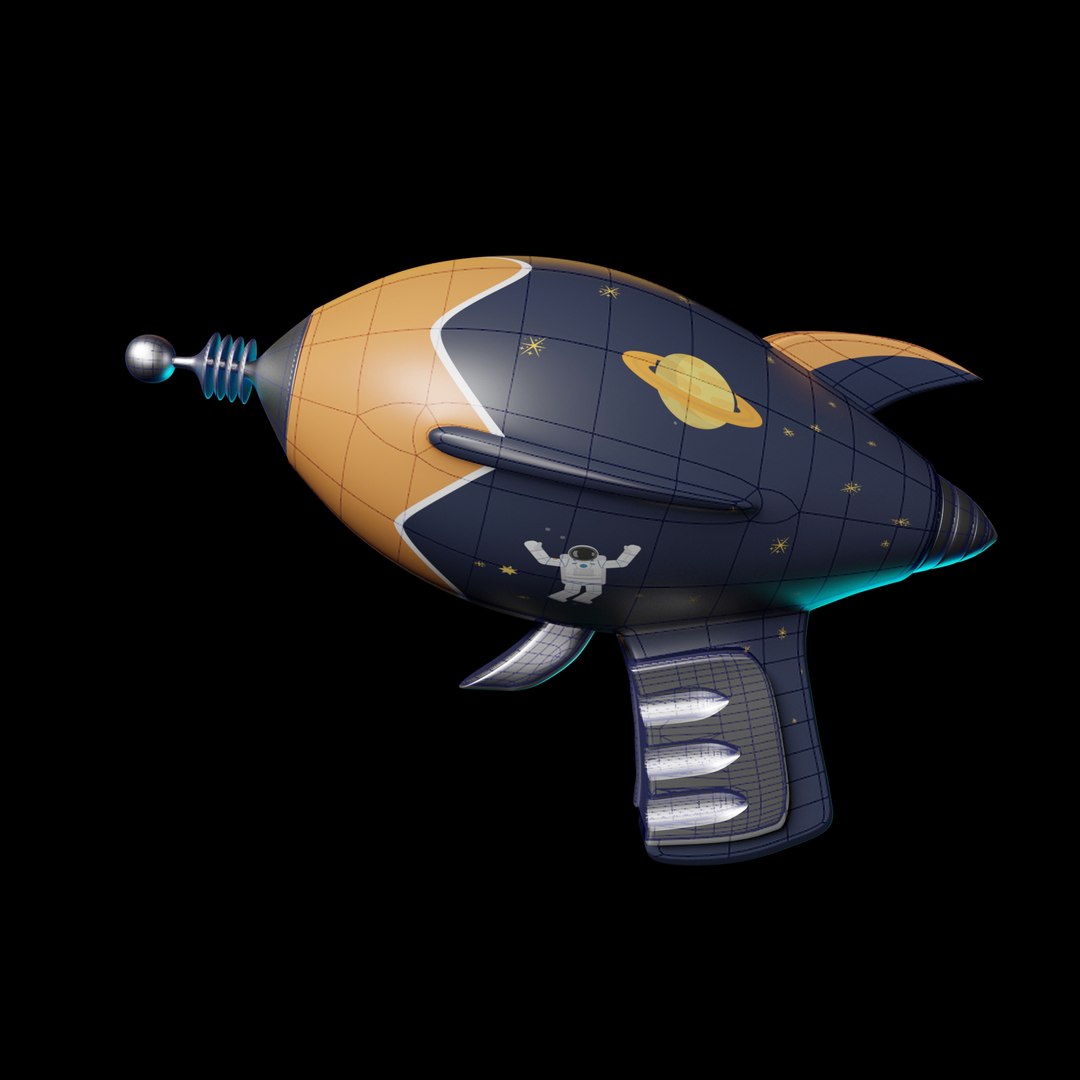 Space Gun 3D Model - TurboSquid 2032754