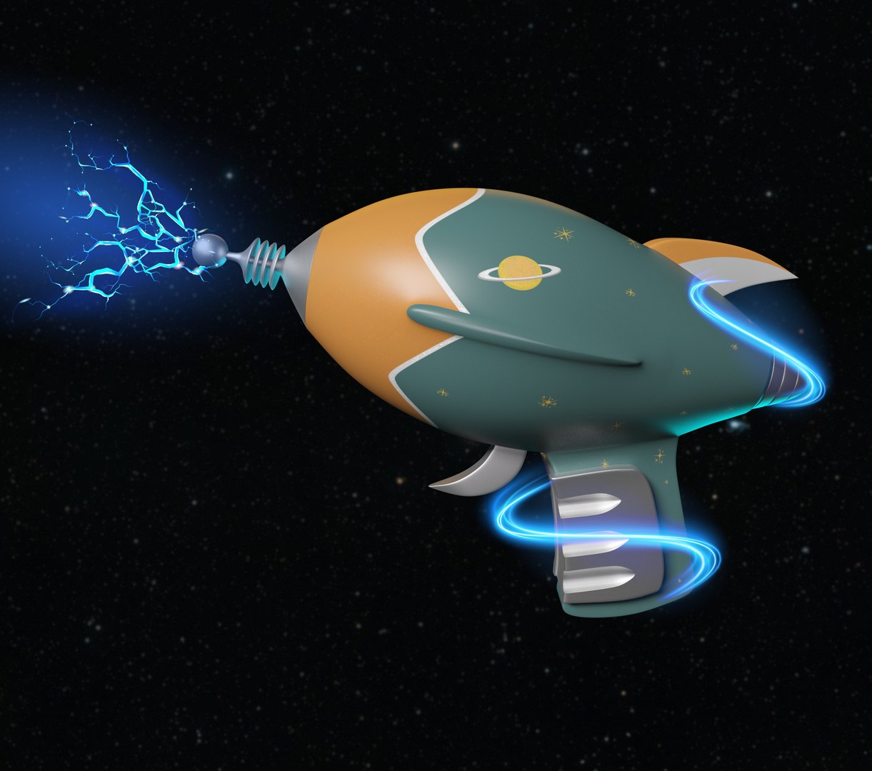 Space Gun 3D Model - TurboSquid 2032754