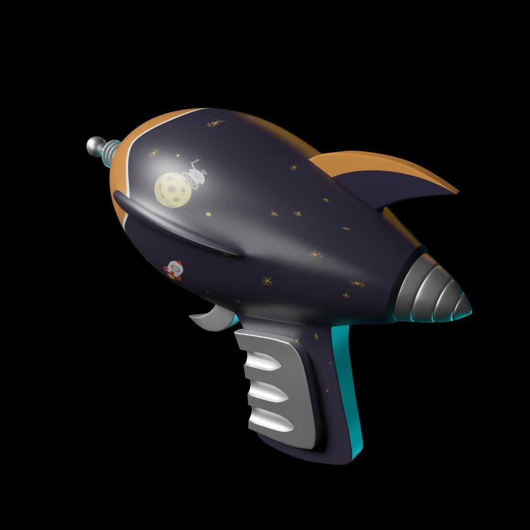 Space Gun 3D Model - TurboSquid 2032754