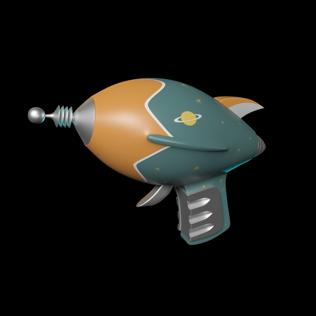 Space Gun 3D Model - TurboSquid 2032754