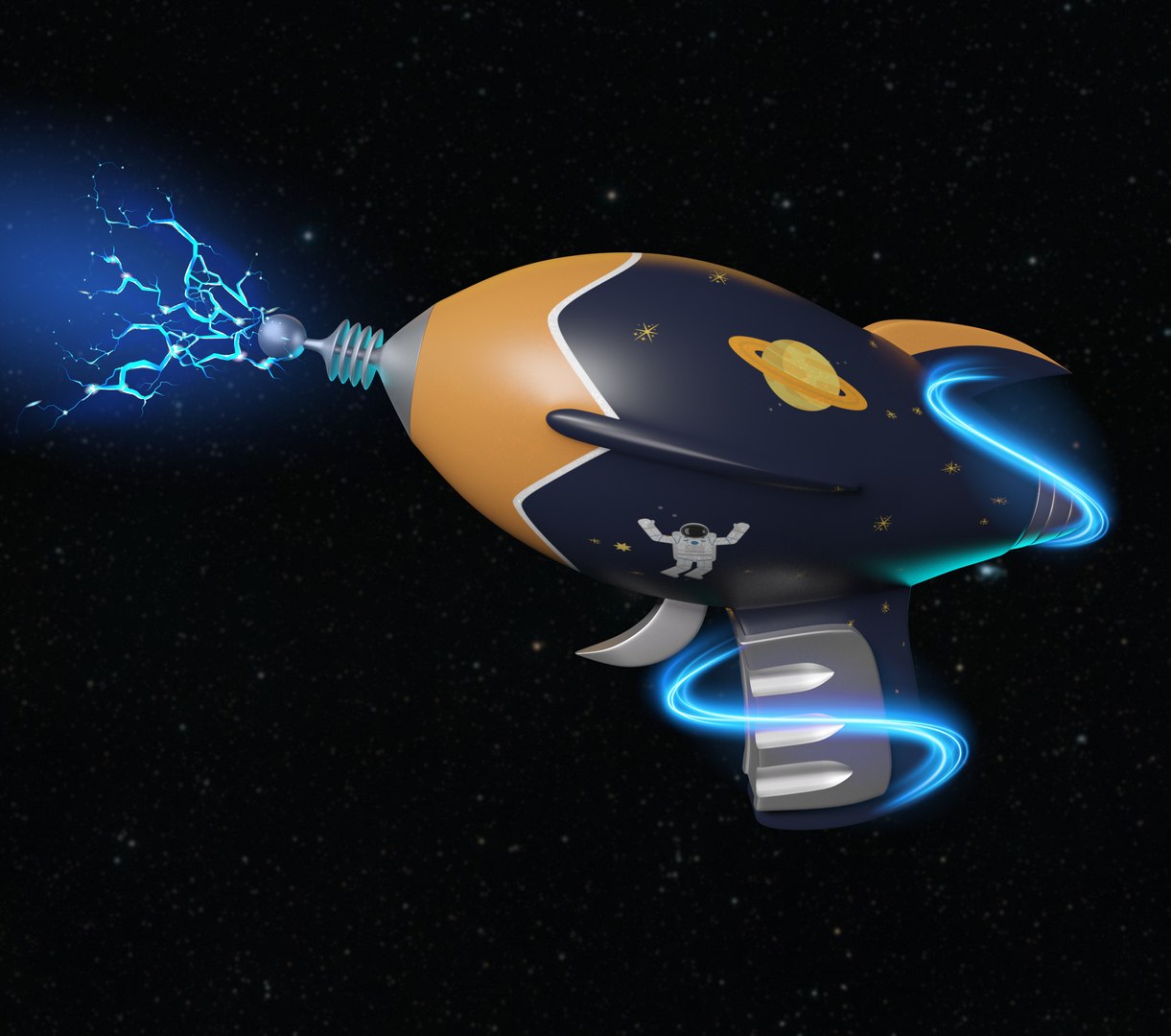 Space Gun 3D Model - TurboSquid 2032754