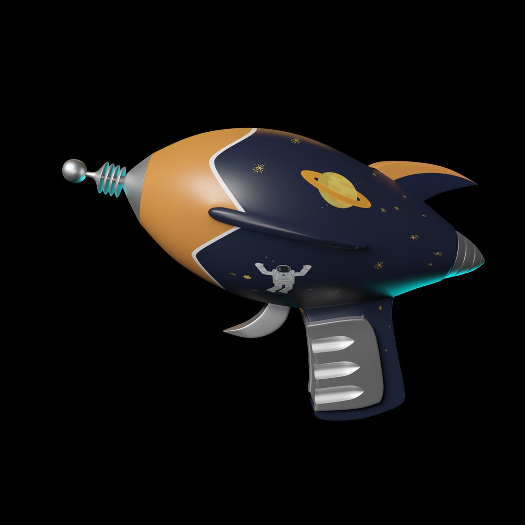 Space Gun 3D Model - TurboSquid 2032754