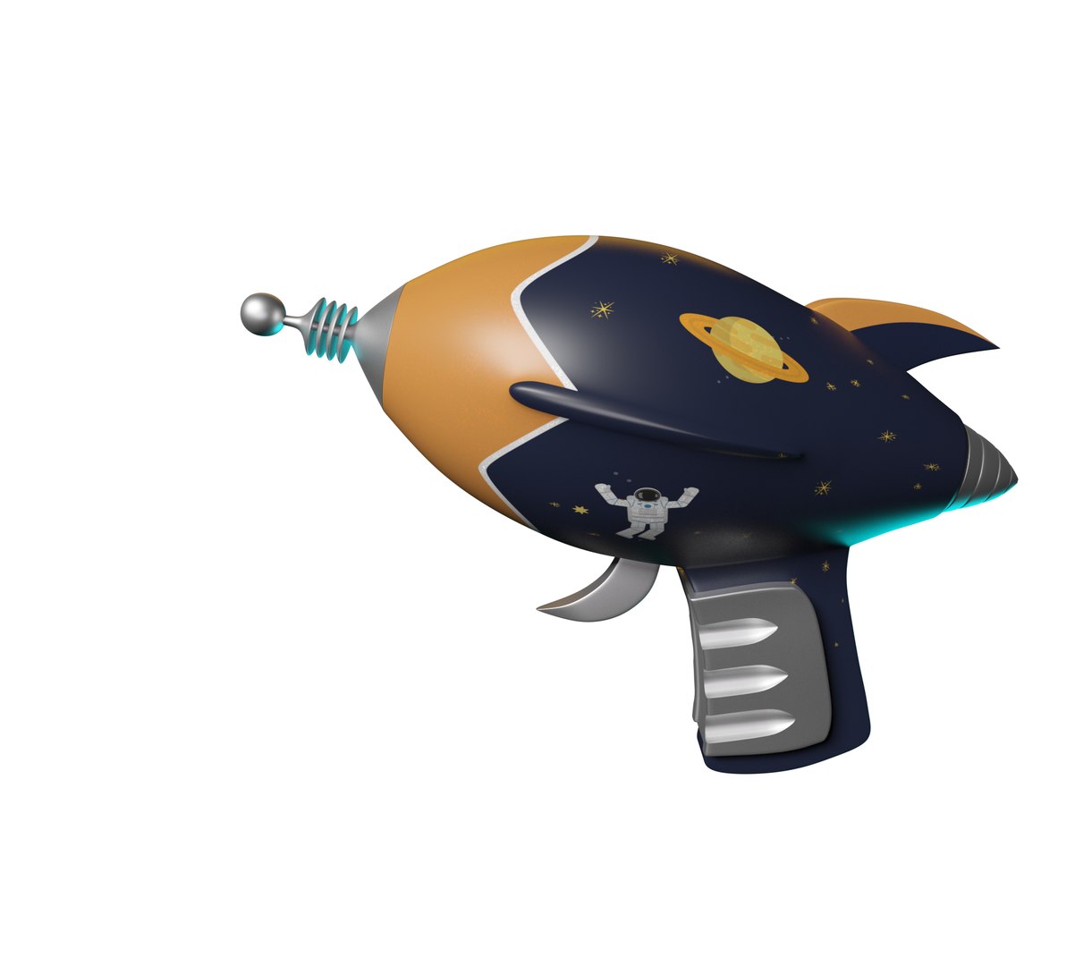 Space Gun 3D Model - TurboSquid 2032754