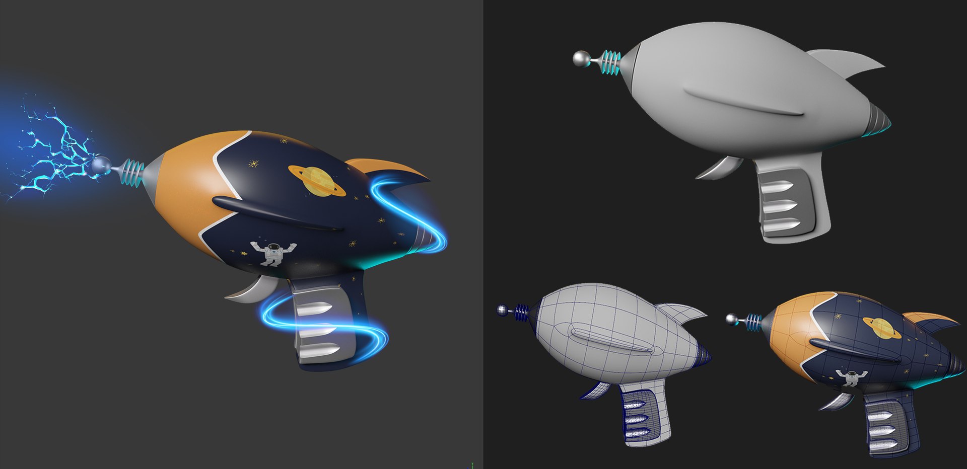 Space Gun 3D Model - TurboSquid 2032754