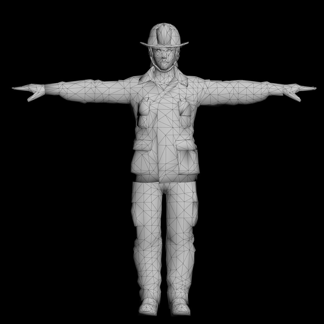 American firefighter man mobile 3D model | 1142333 | TurboSquid