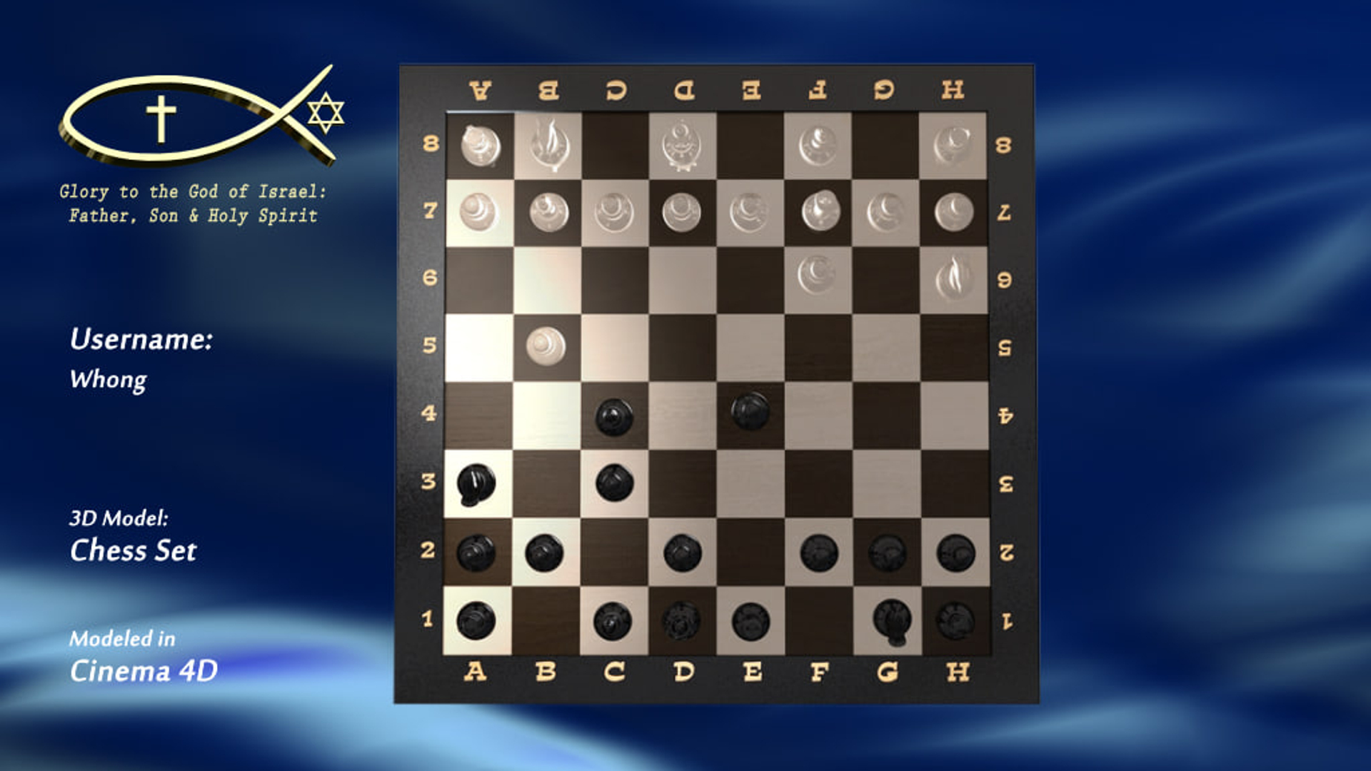 Chess Table 3d 3ds