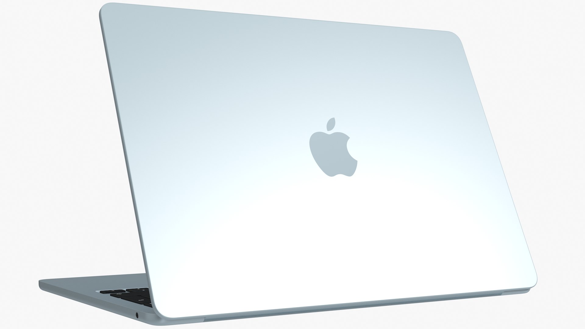 3D Apple MacBook Air 13 M4 2025 Sky Blue Rigged - TurboSquid 2382024