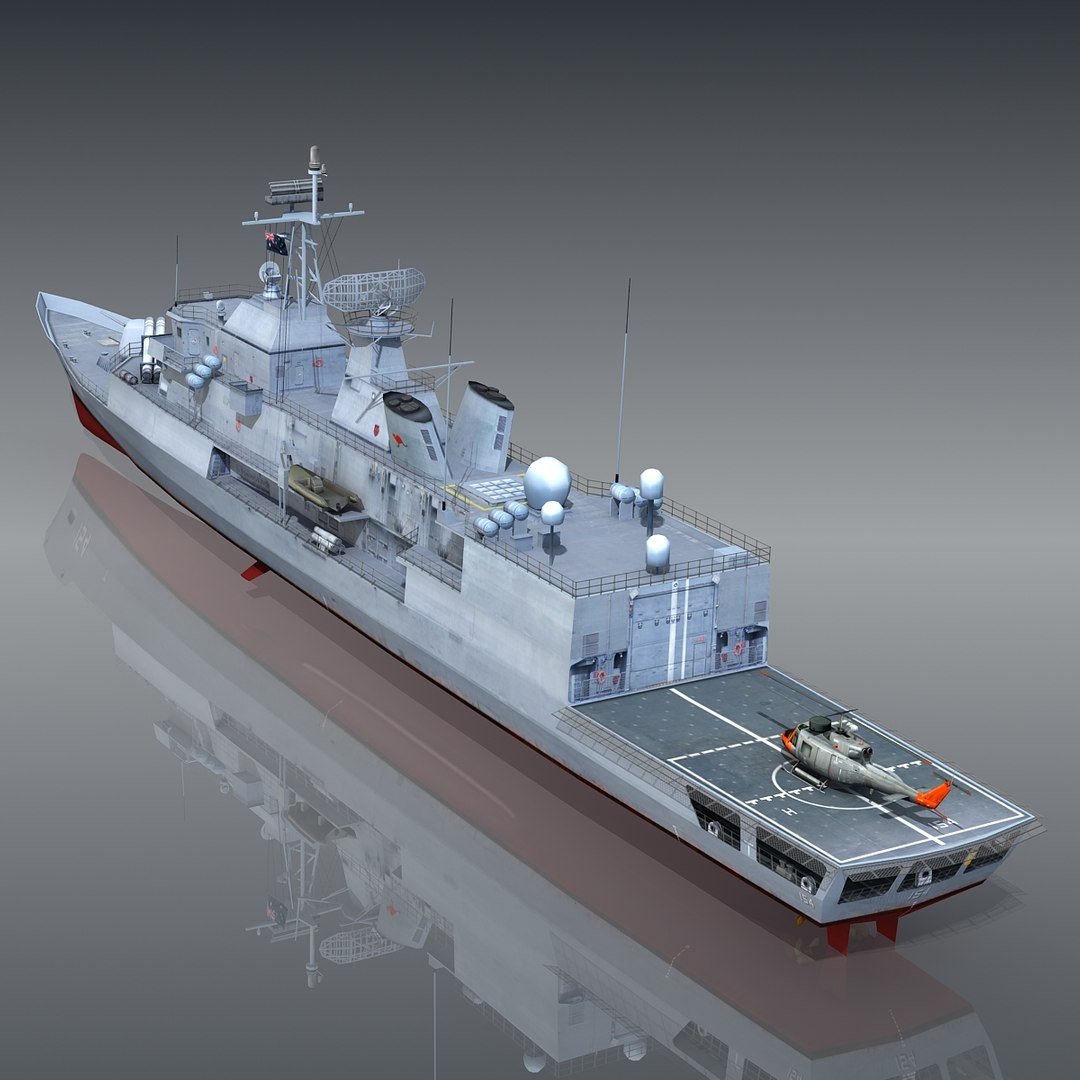 Anzac Class Parramatta Ffh 3d 3ds