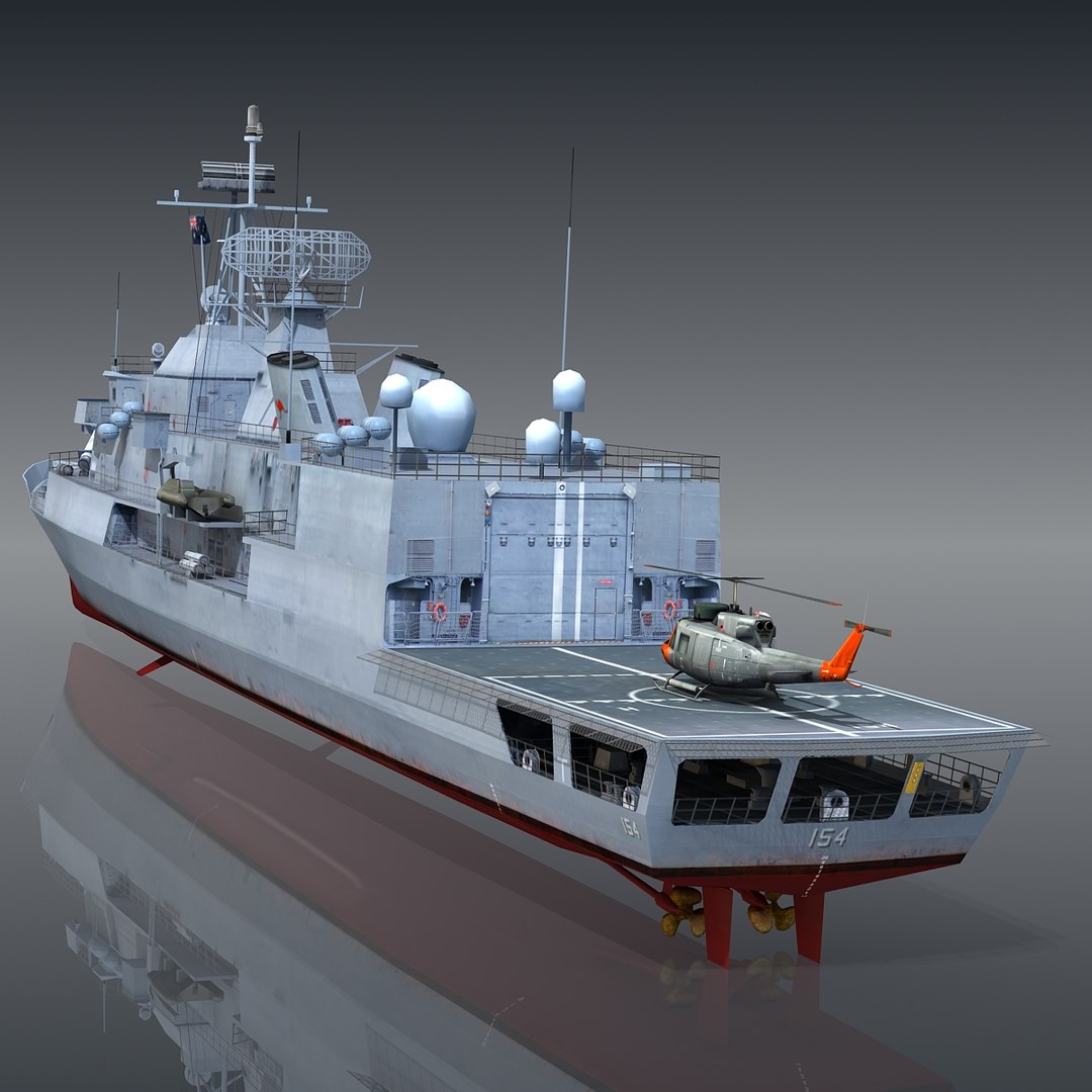 Anzac Class Parramatta Ffh 3d 3ds