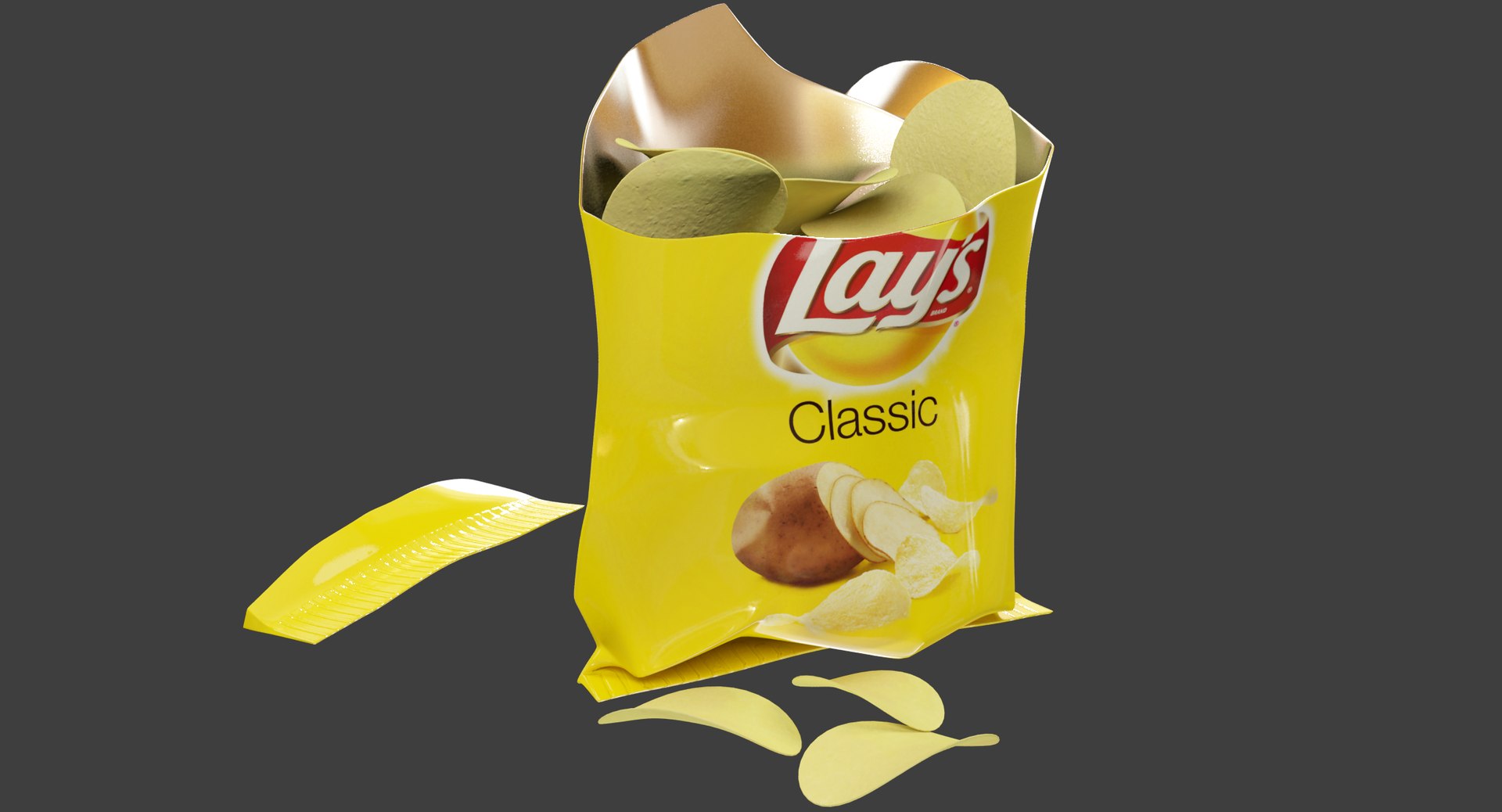 Chips package 3D - TurboSquid 1203822