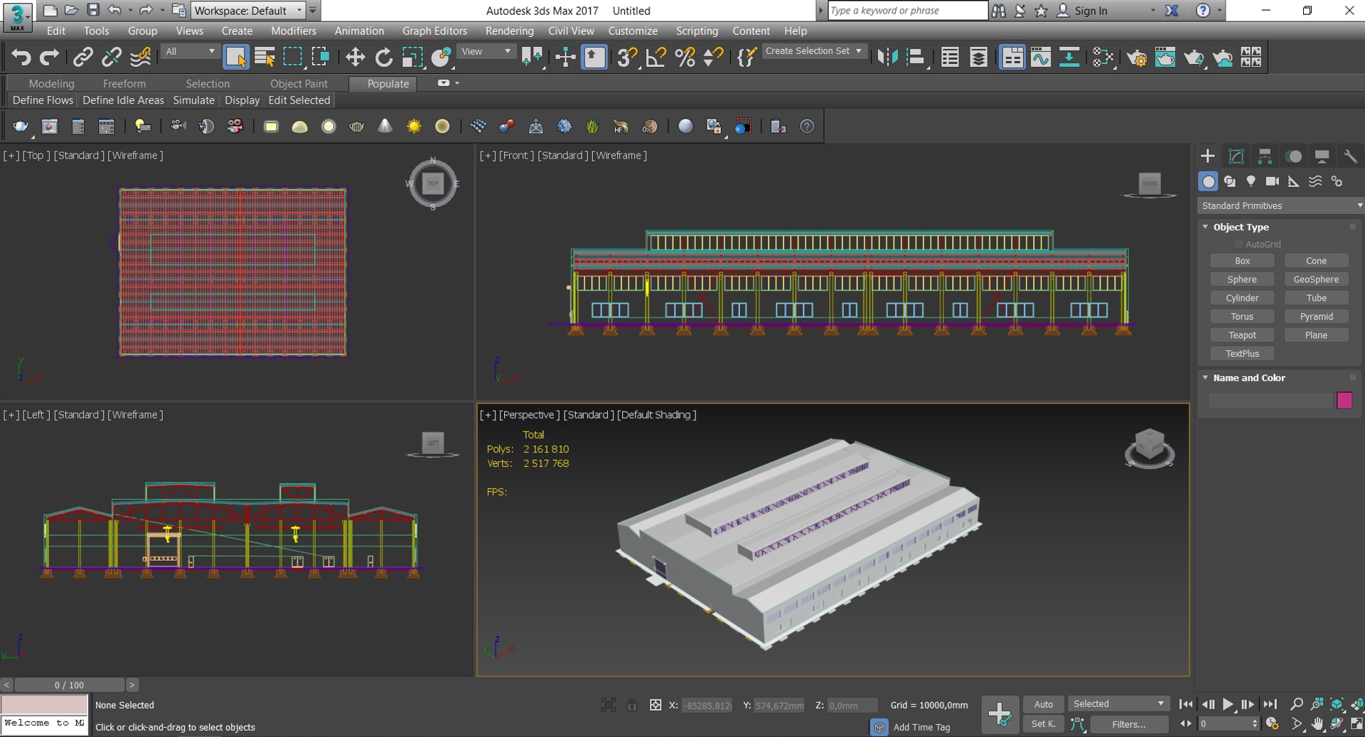 Warehouse Building Model - TurboSquid 1923908