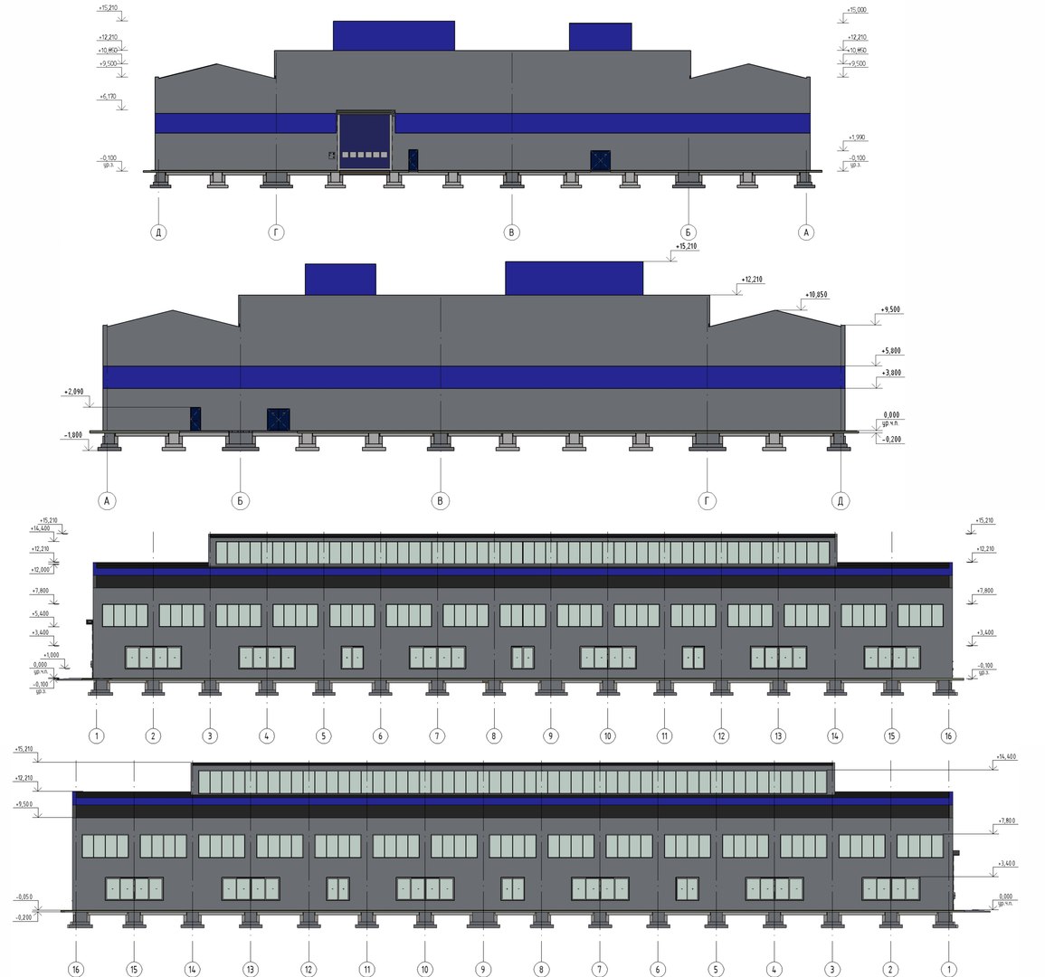 Warehouse Building Model - TurboSquid 1923908