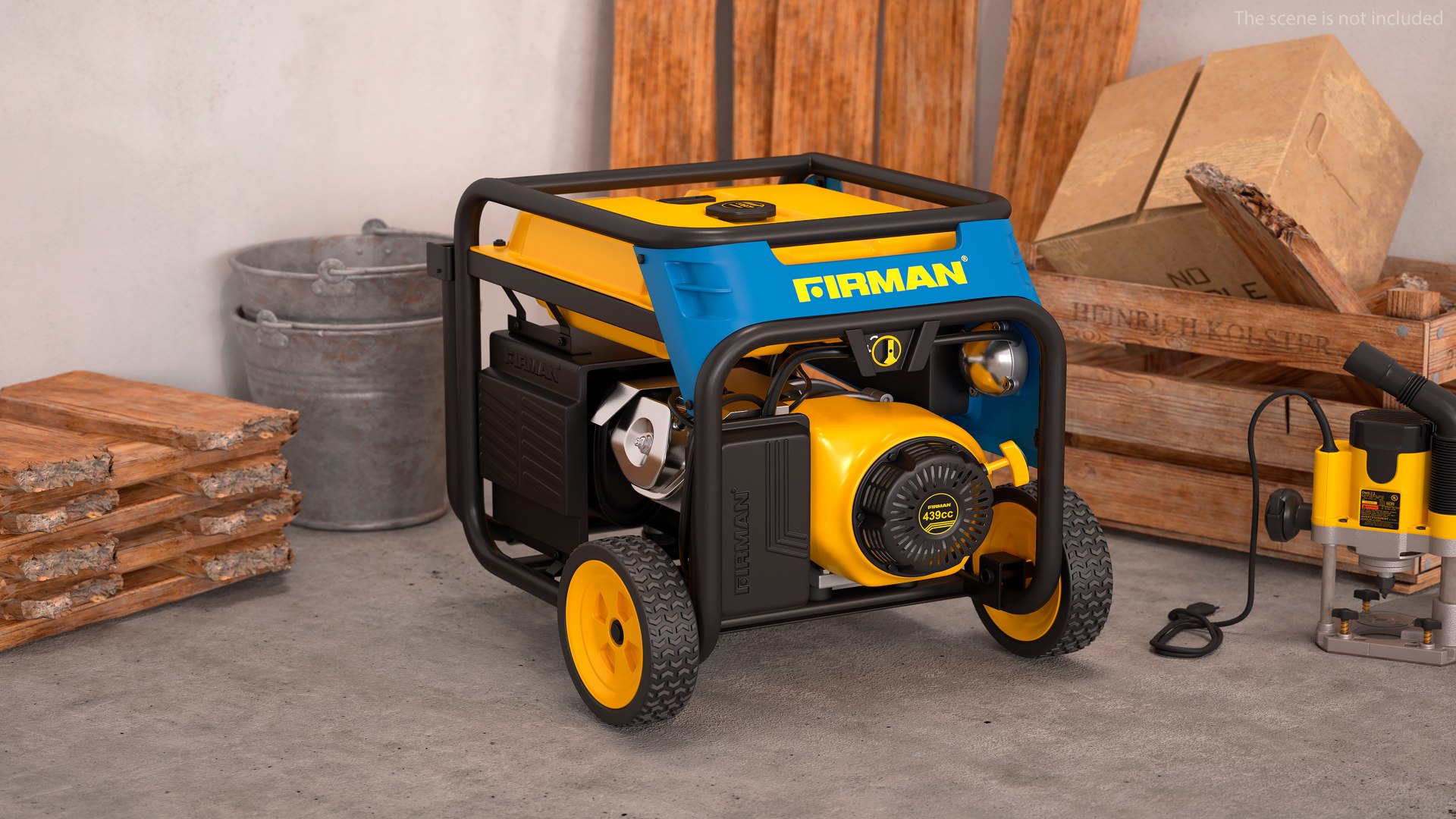 FIRMAN T07571 Tri Fuel Generator Model - TurboSquid 1739607