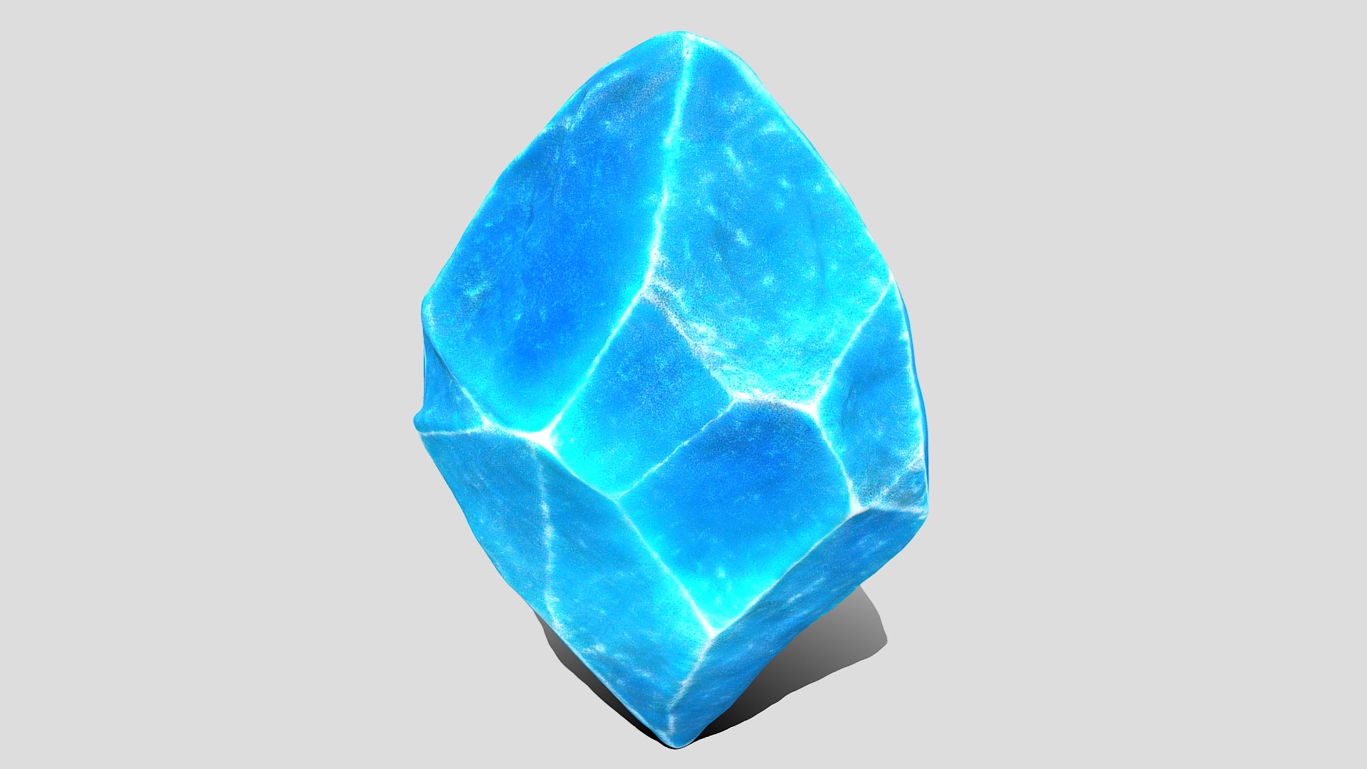 3D Blue Gem - TurboSquid 2155391