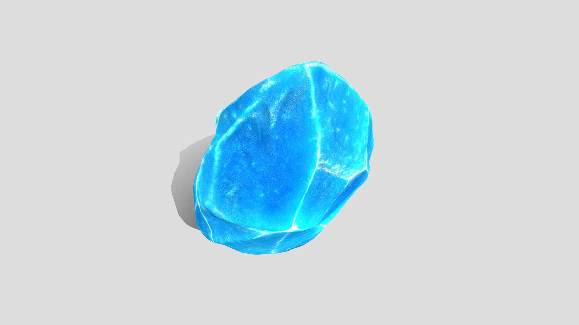 3D Blue Gem - TurboSquid 2155391