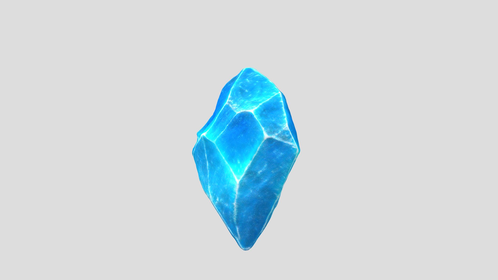 3D Blue Gem - TurboSquid 2155391