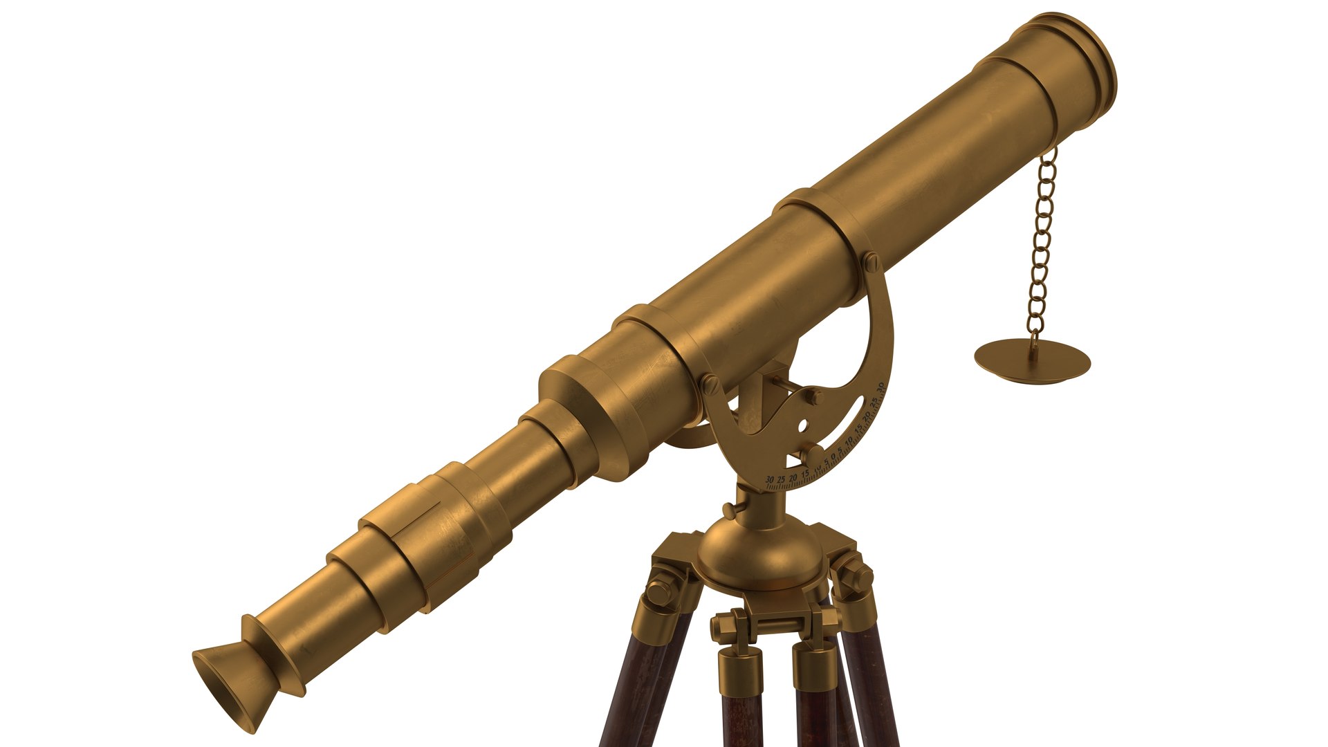 Vintage Telescope 3D Model - TurboSquid 1886318