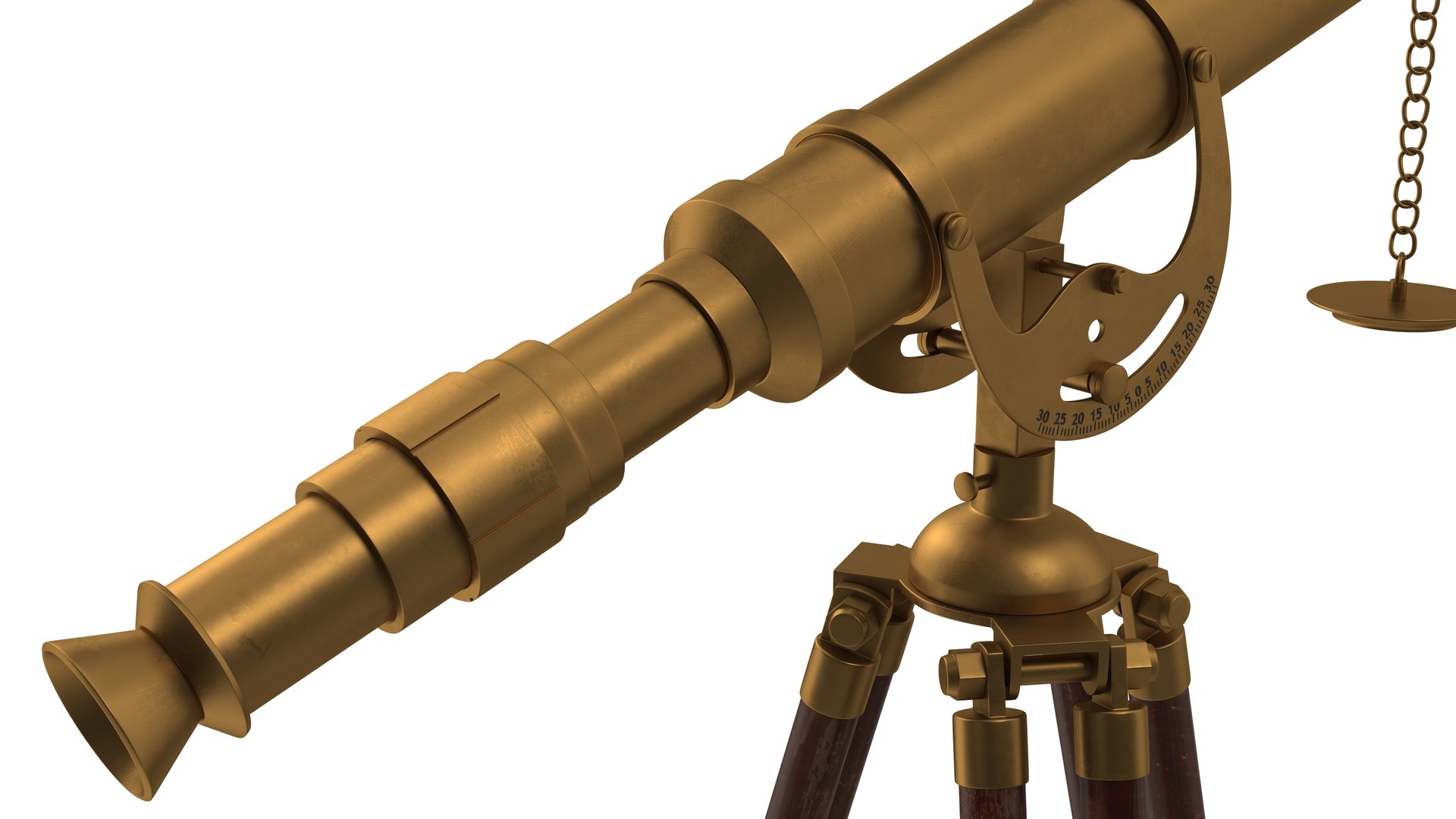 Vintage Telescope 3D Model - TurboSquid 1886318