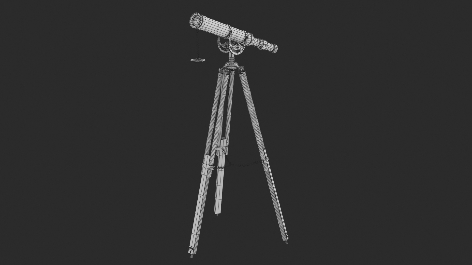 Vintage Telescope 3D Model - TurboSquid 1886318