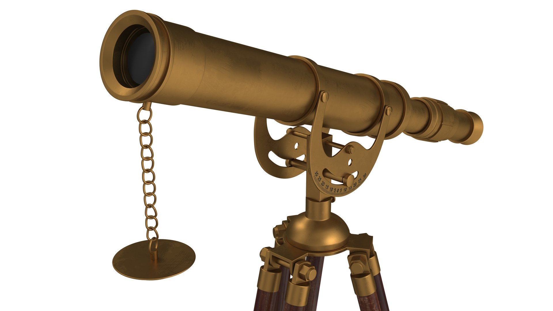 Vintage Telescope 3D Model - TurboSquid 1886318