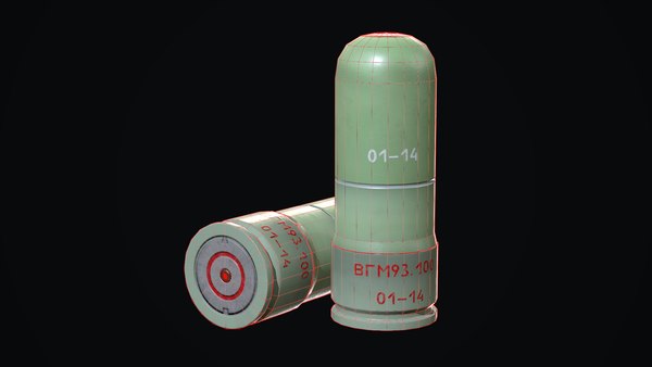 Thermobaric grenade model - TurboSquid 1694361