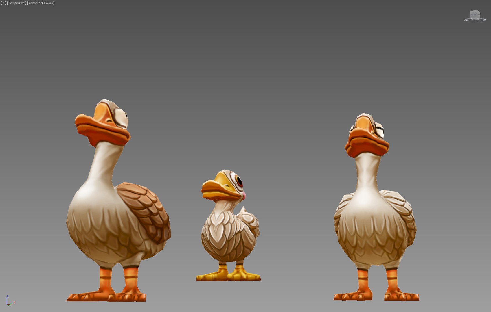 Duck 3d Max