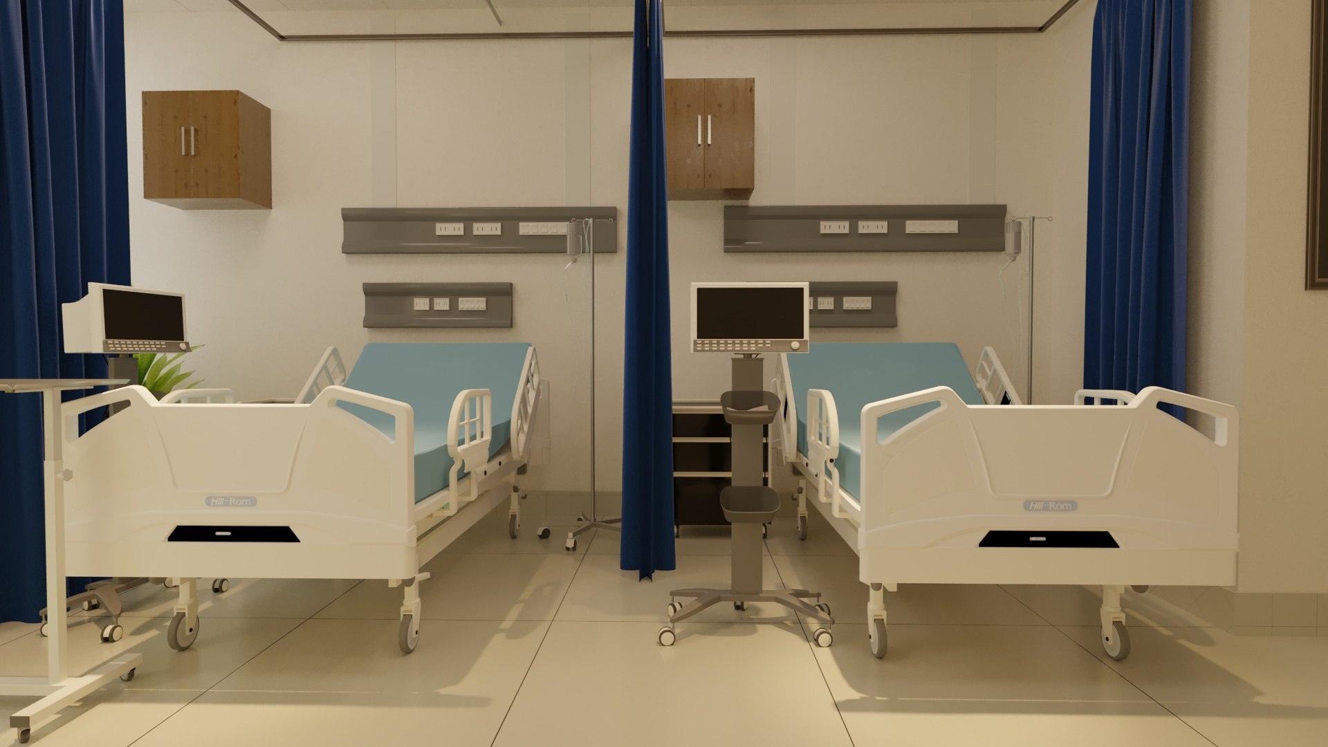 Hospital INPATIENT Room 3D Model - TurboSquid 2021952