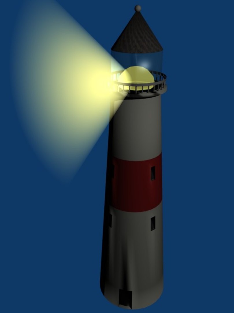 lighthouse blender spot 3d blend